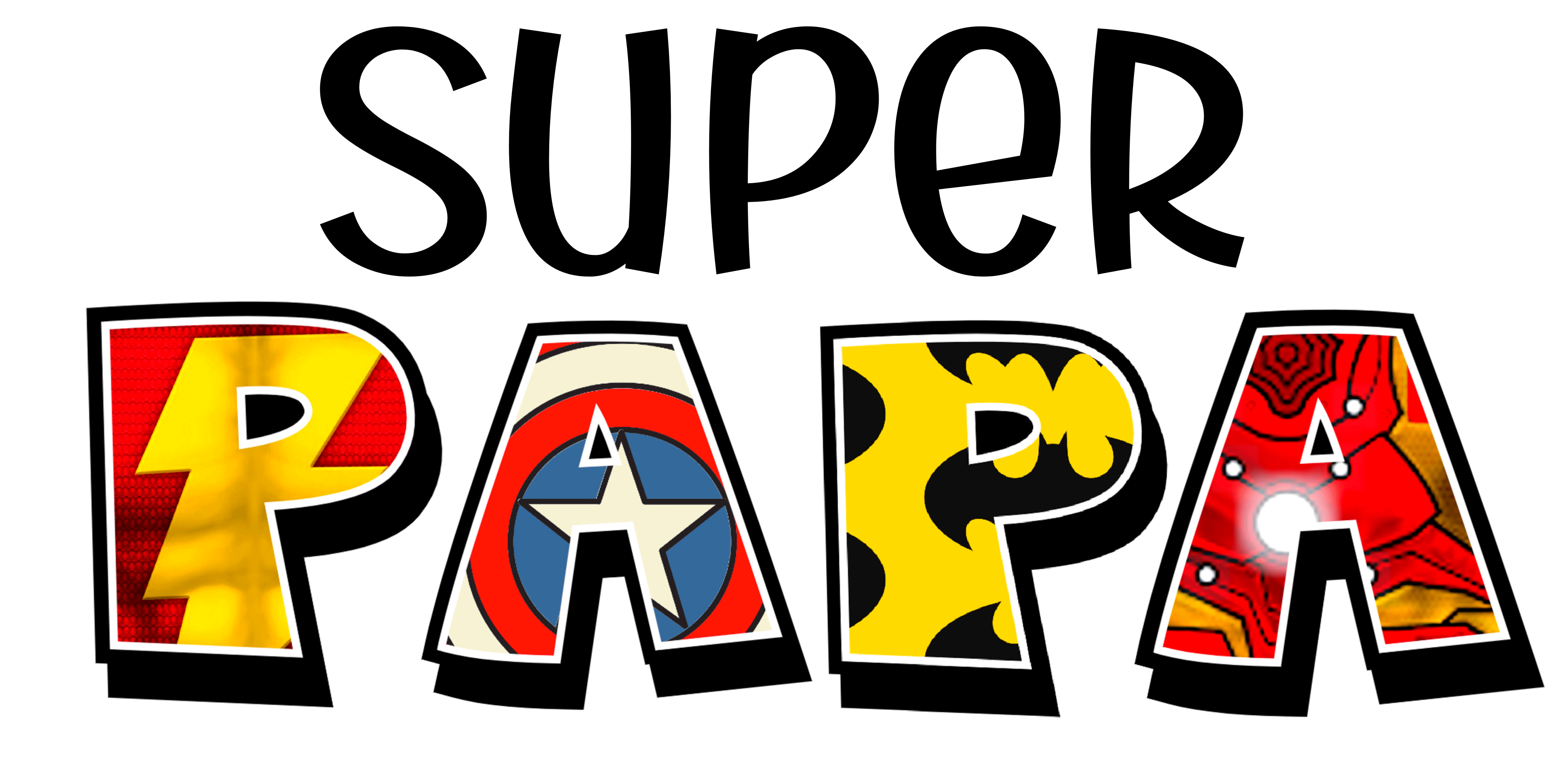 Super Papa Design - DTF Ready To Press – Gatsby Print Shop